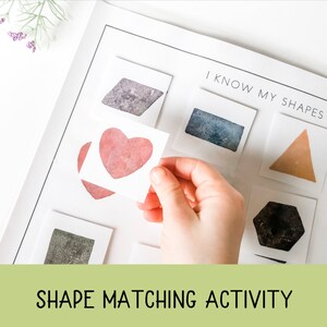 Shape Matching Activity, Preschool Activity, Preschool Shapes, Home ...