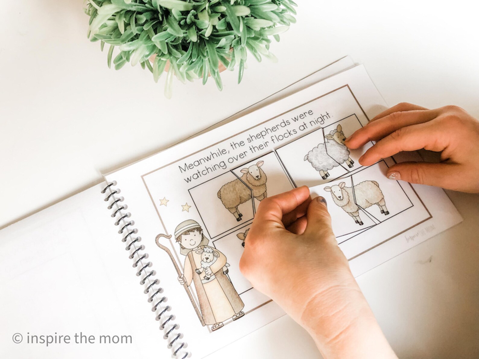 Nativity Busy Book Printable, Half-page Interactive Nativity Story ...