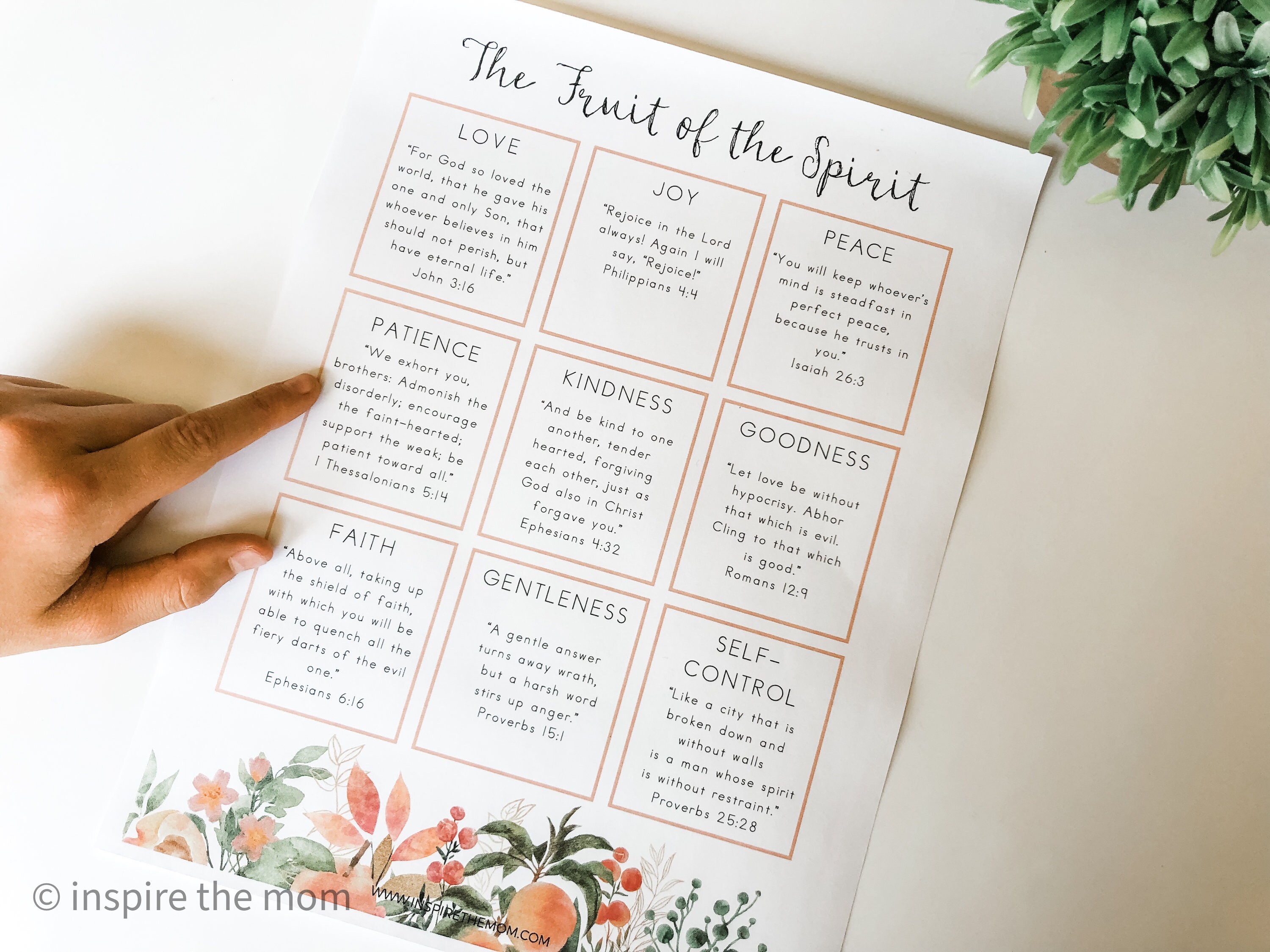 Fruit of the Spirit Printable Matching Game, Galatians 5 Activity ...