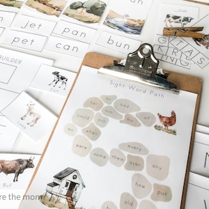 Farm Animal Unit BUNDLE, Nature Study, Math, Language Arts, Handwriting ...