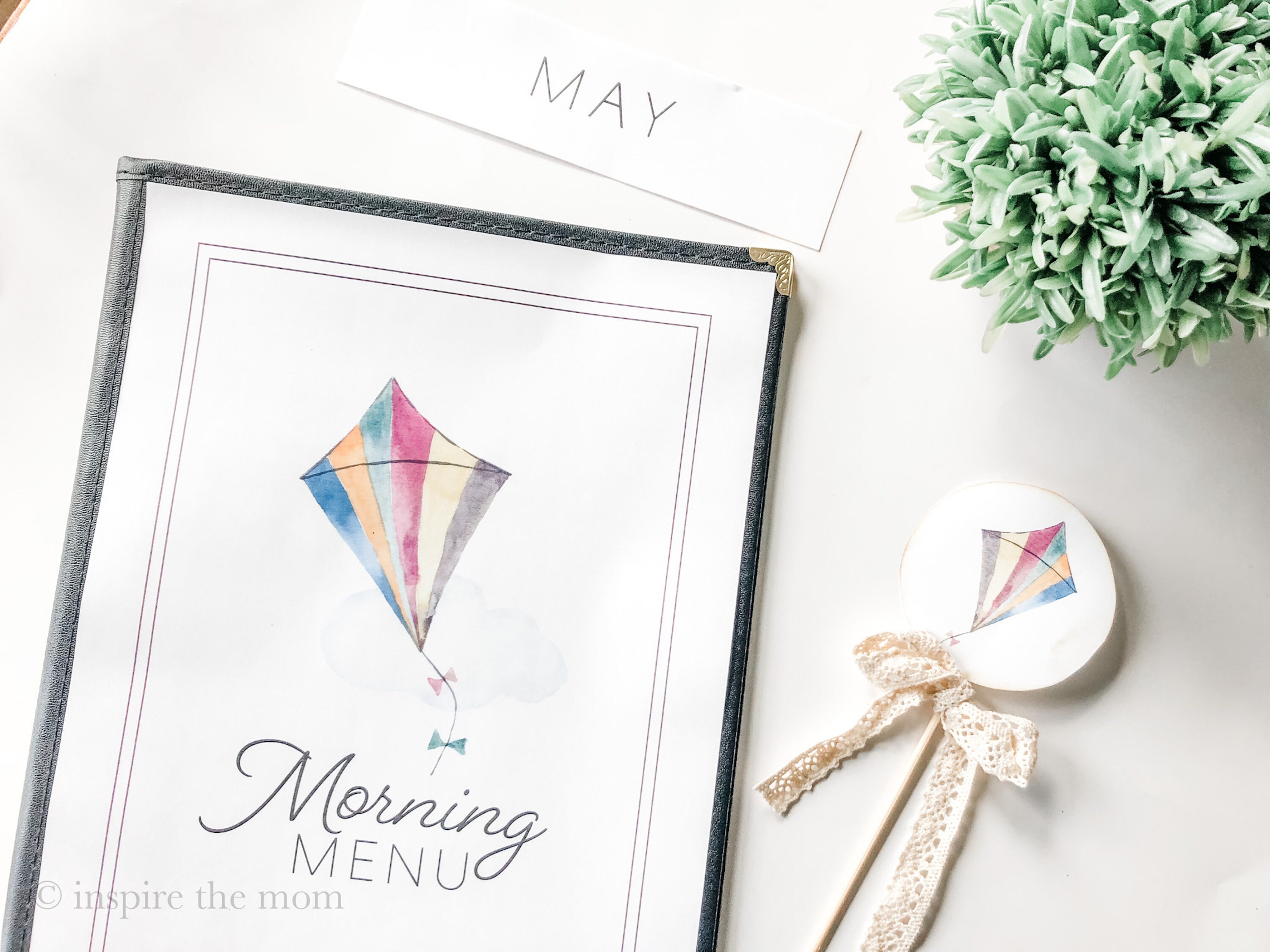 Spring Morning Menu Bundle, March, April, May, Homeschool Printable ...