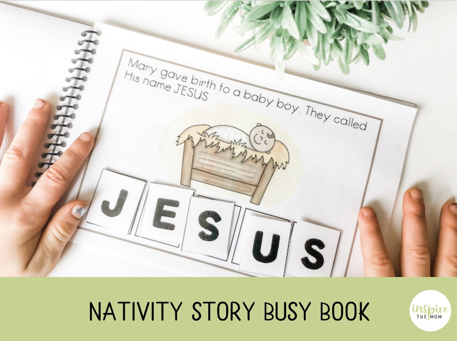 Nativity Busy Book Printable, Half-page Interactive Nativity Story ...
