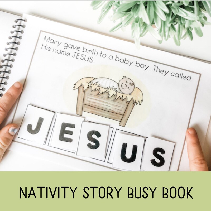 Busy Book Nativity Page - Etsy