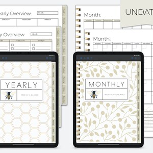 Honey and Lemon Homeschool Digital Planner, Undated Digital Planner ...