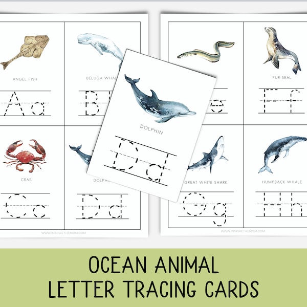 Ocean Alphabet - Etsy