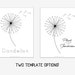 Dandelion Craft Template, Dandelion Wish, Preschool Craft, Montessori ...