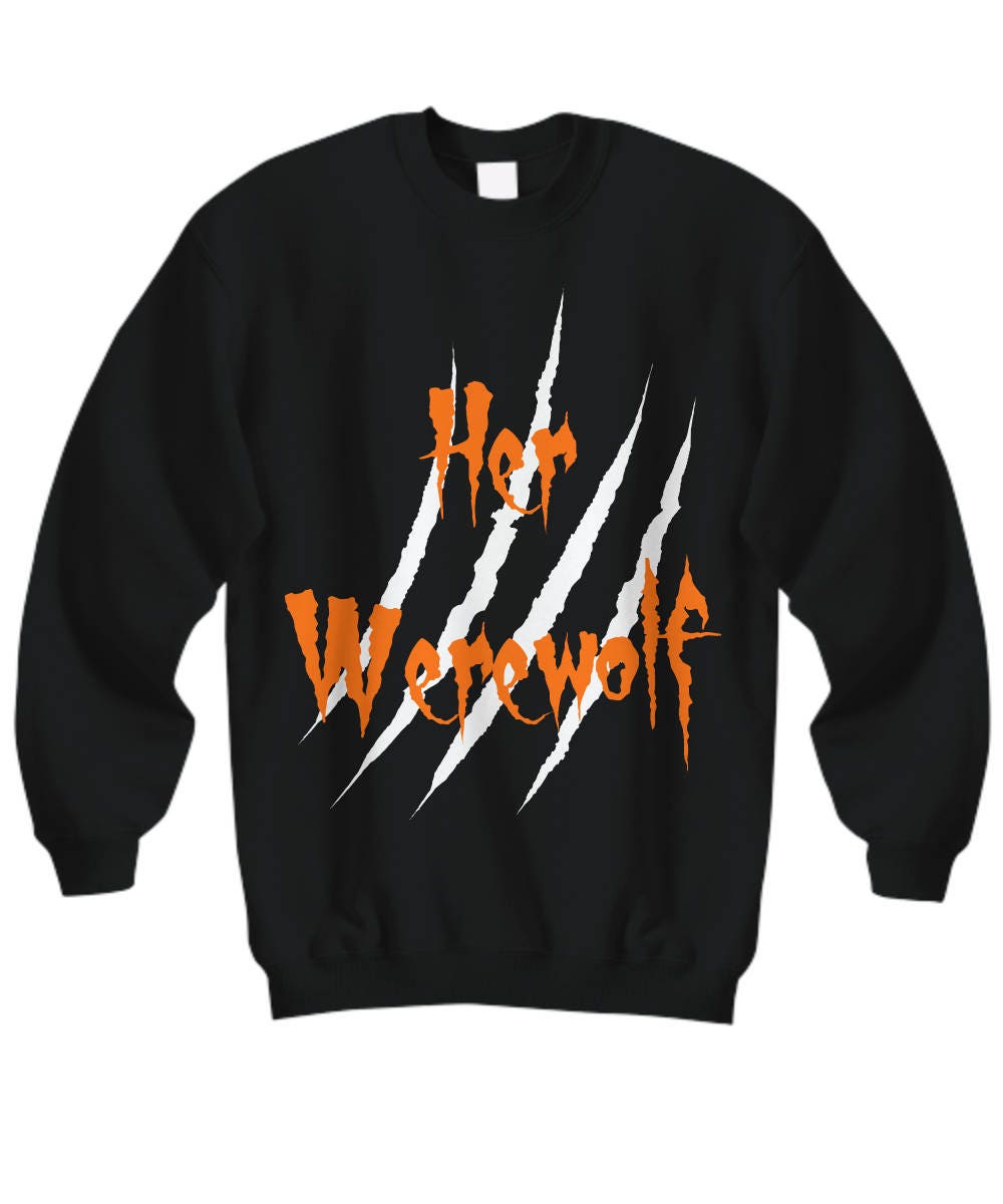 Werewolf Halloween Shirt for Him Long Sleeve, Sweatshirt, Hoodie, Zip ...