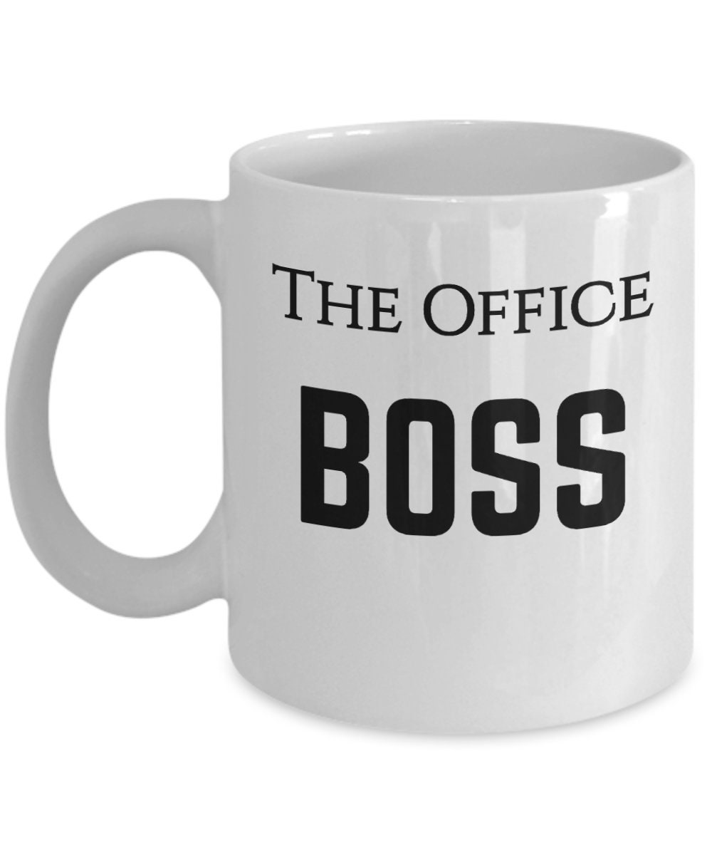 The Office BOSS Coffee Mug Gifts for Coworkers, Work Colleague, Present ...