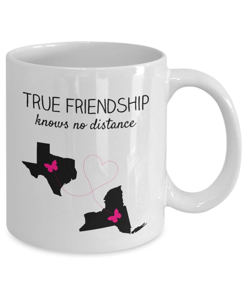 Long Distance Friend Coffee Mug Gift Tea Cup True Friendship - Etsy