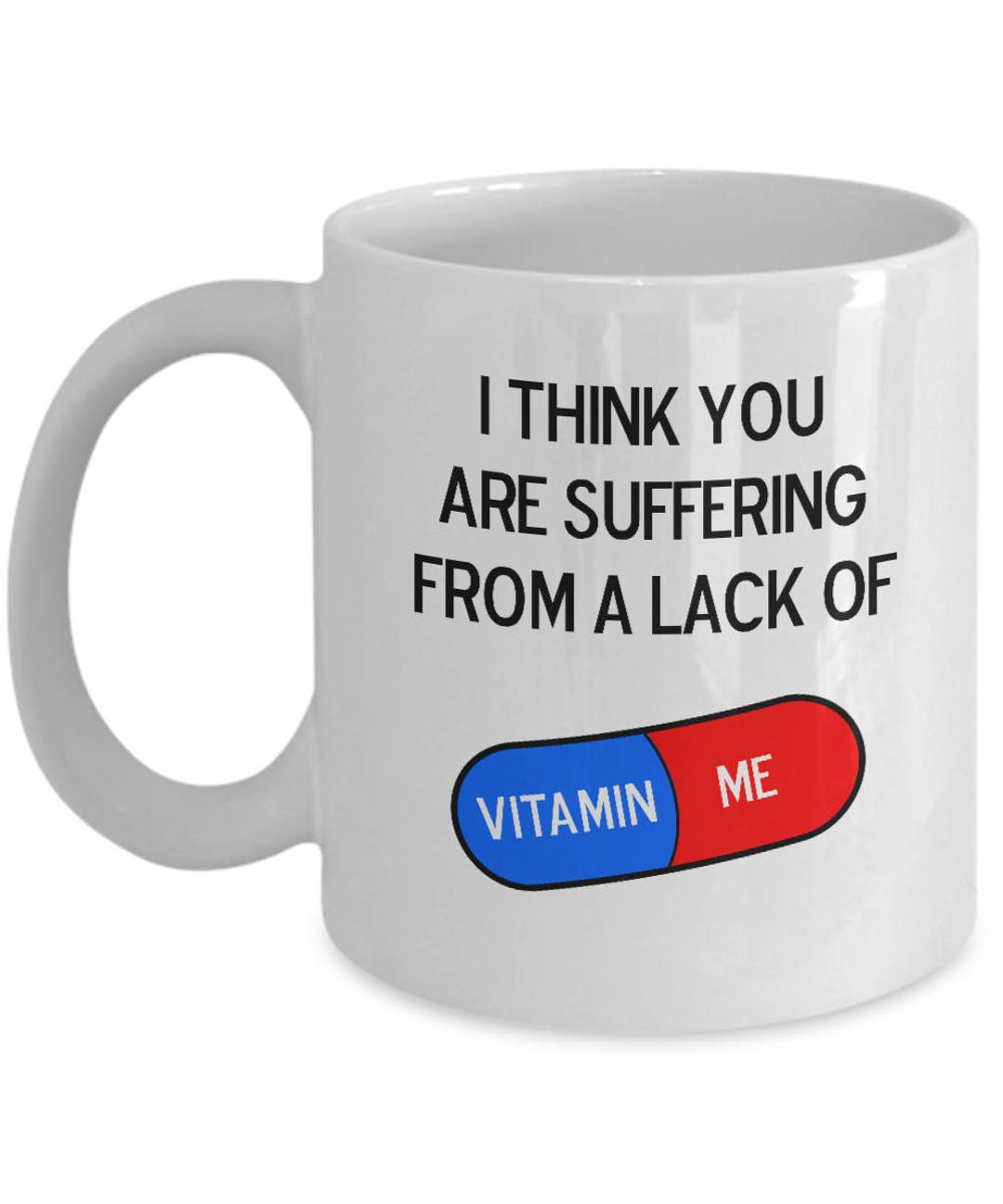 Romantic Gift Vitamin Me Coffee Mug and Metallic Mug - Etsy
