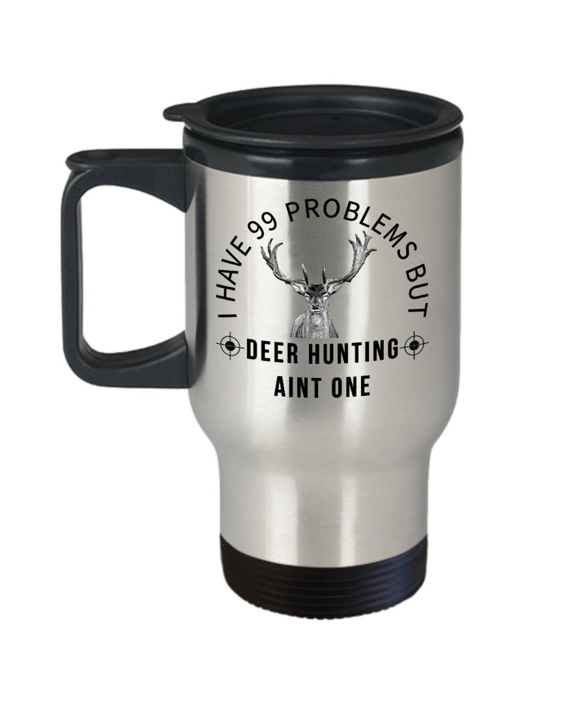 Deer Hunting Travel Mug Gift for Sport Lover | Stainless Steel Travel ...