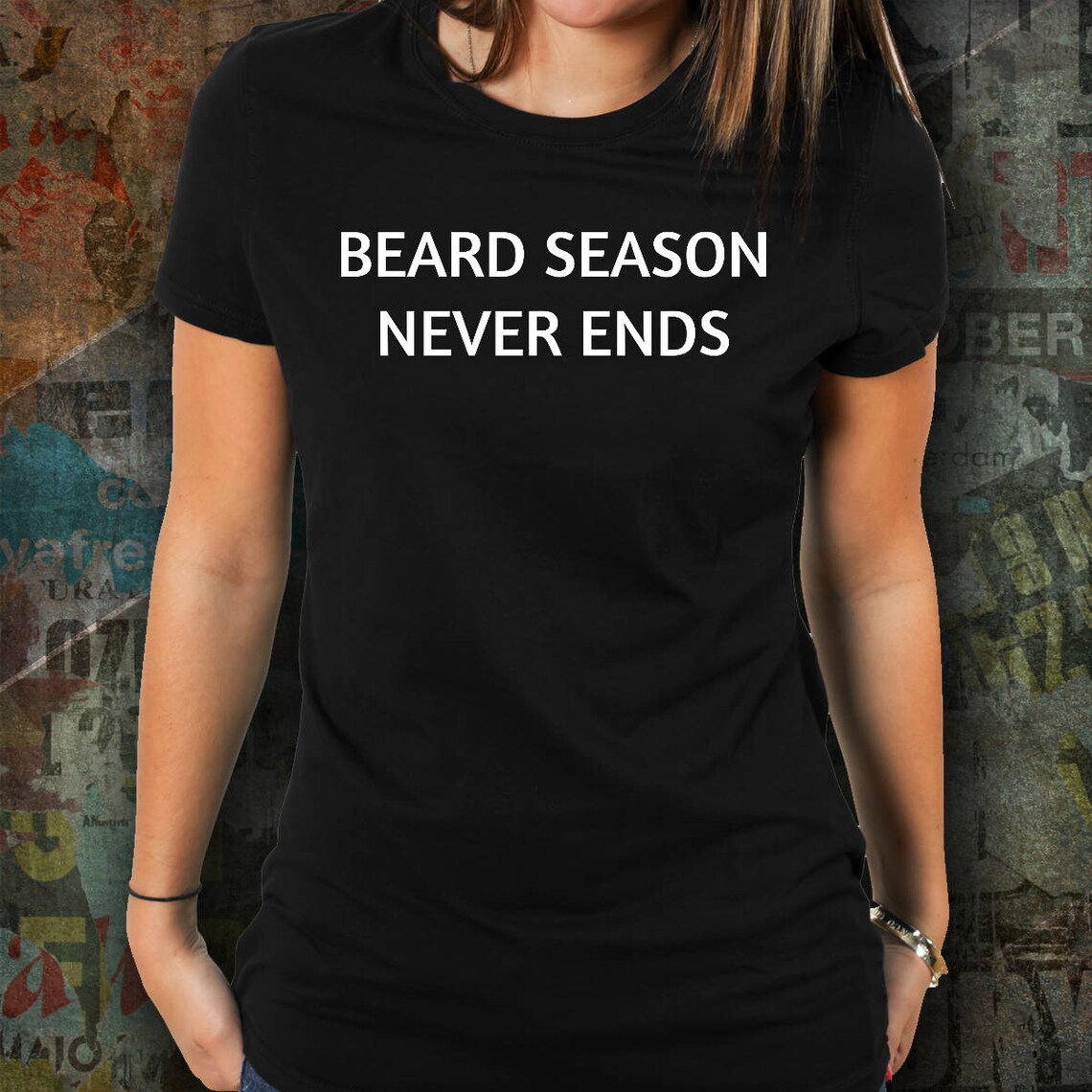Beard Season Shirt, Beard Shirt, T Shirt - V-neck, Womens Tee, Unisex ...