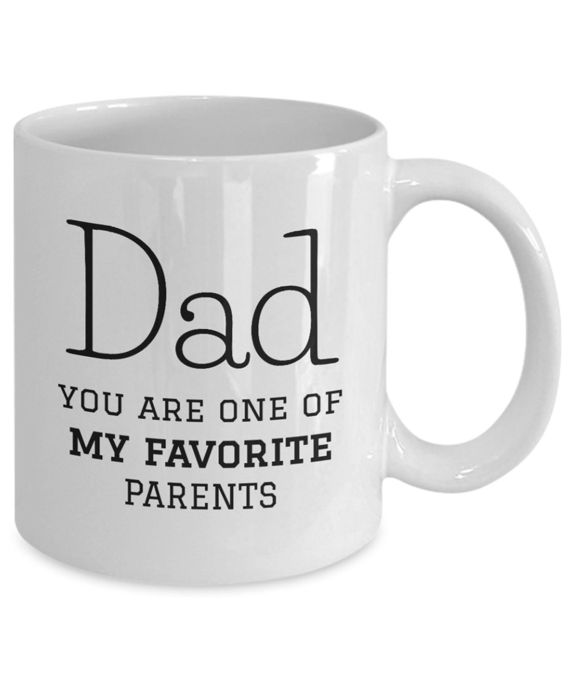 Dad Fathers Day Gift Coffee Mug Tea Cup Favorite Parent Coffee Tea Cup ...