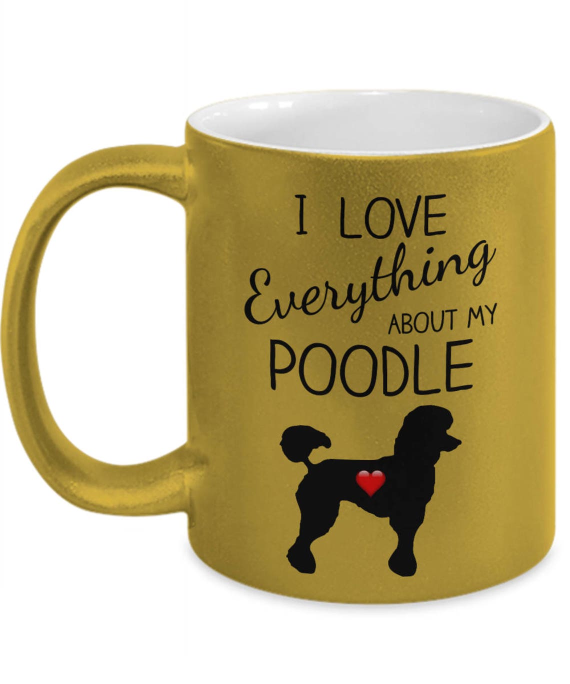 Poodle Mug Doodle Mug Goldendoodle Mug I Love Everything - Etsy