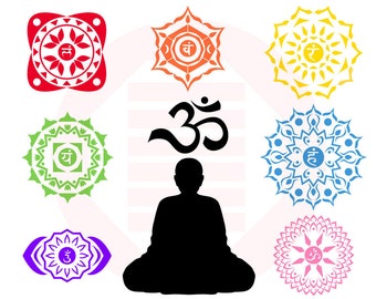 Chakra svg | Etsy