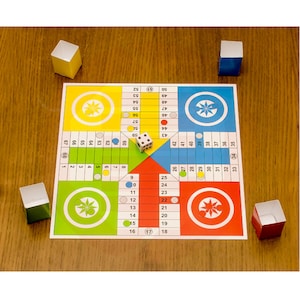 Printable Parcheesi Board Game Template SVG Board Game - Etsy