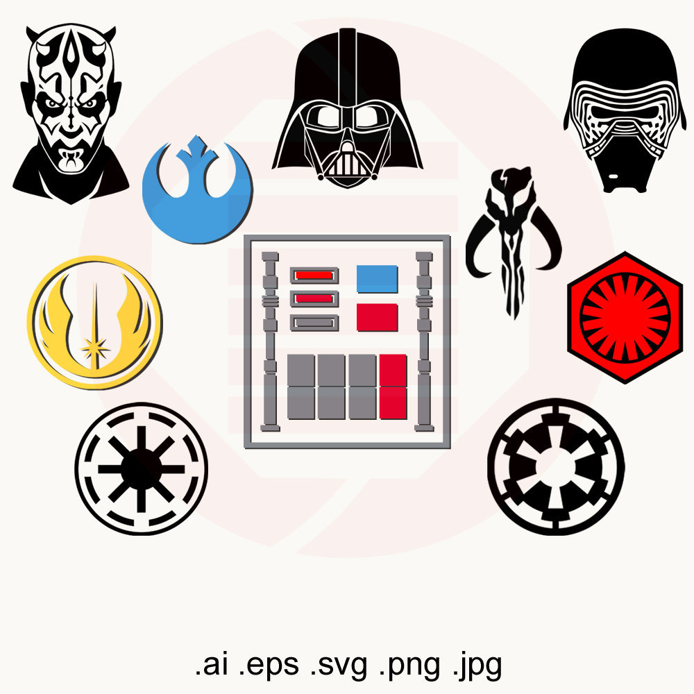 Clip Art & Image Files Embellishments Star Wars Symbols Star Wars PNG ...