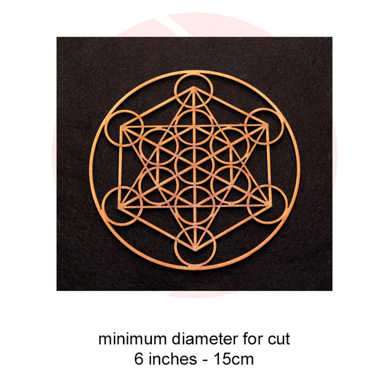 Metatron Cube SVG Crystal Grid Template Crystal Grid File - Etsy
