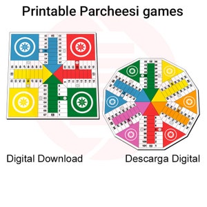 Printable Parcheesi Board Game Template SVG Board Game Printable Cut ...