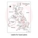 Printable United Kingdom Map Great Britain UK Political Map UK Travel ...