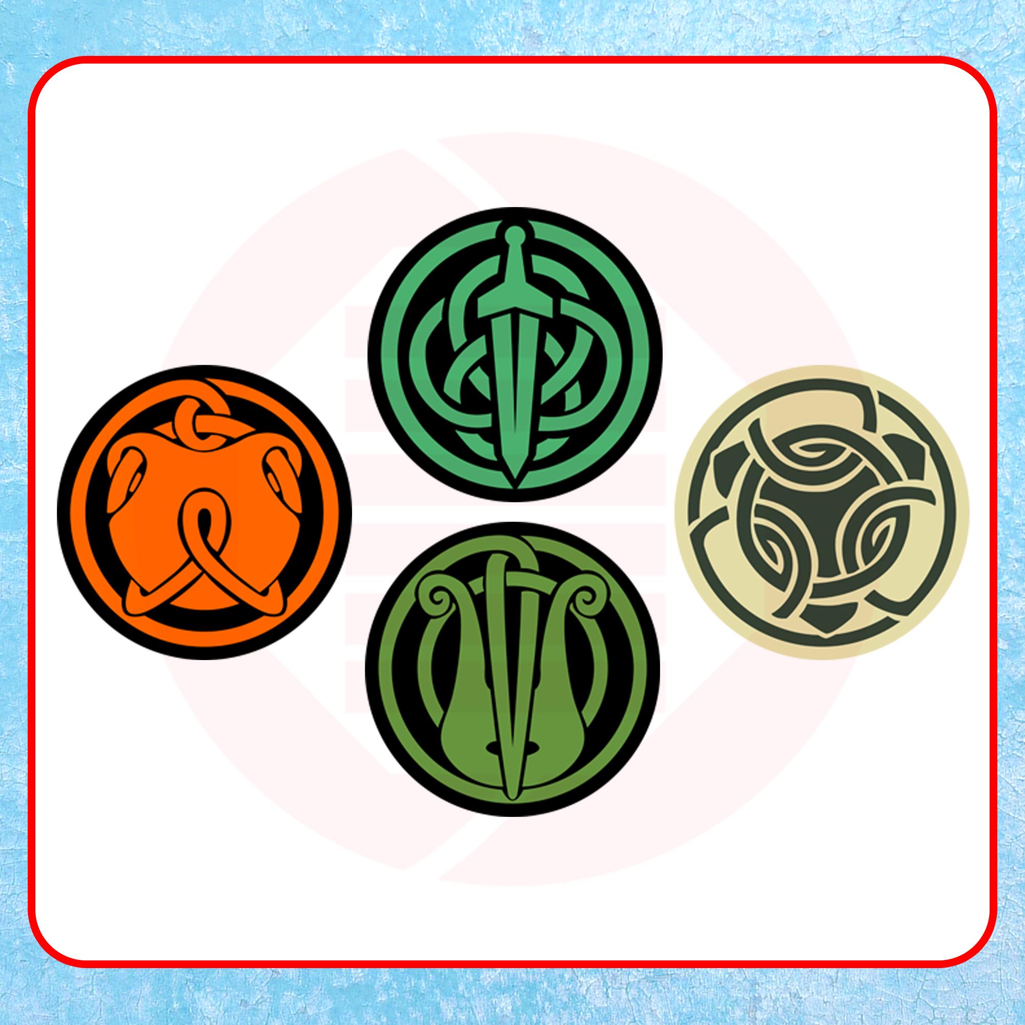 Merida Clipart: Dunbroch Crest, House Clans SVG Cut Files (digital ...