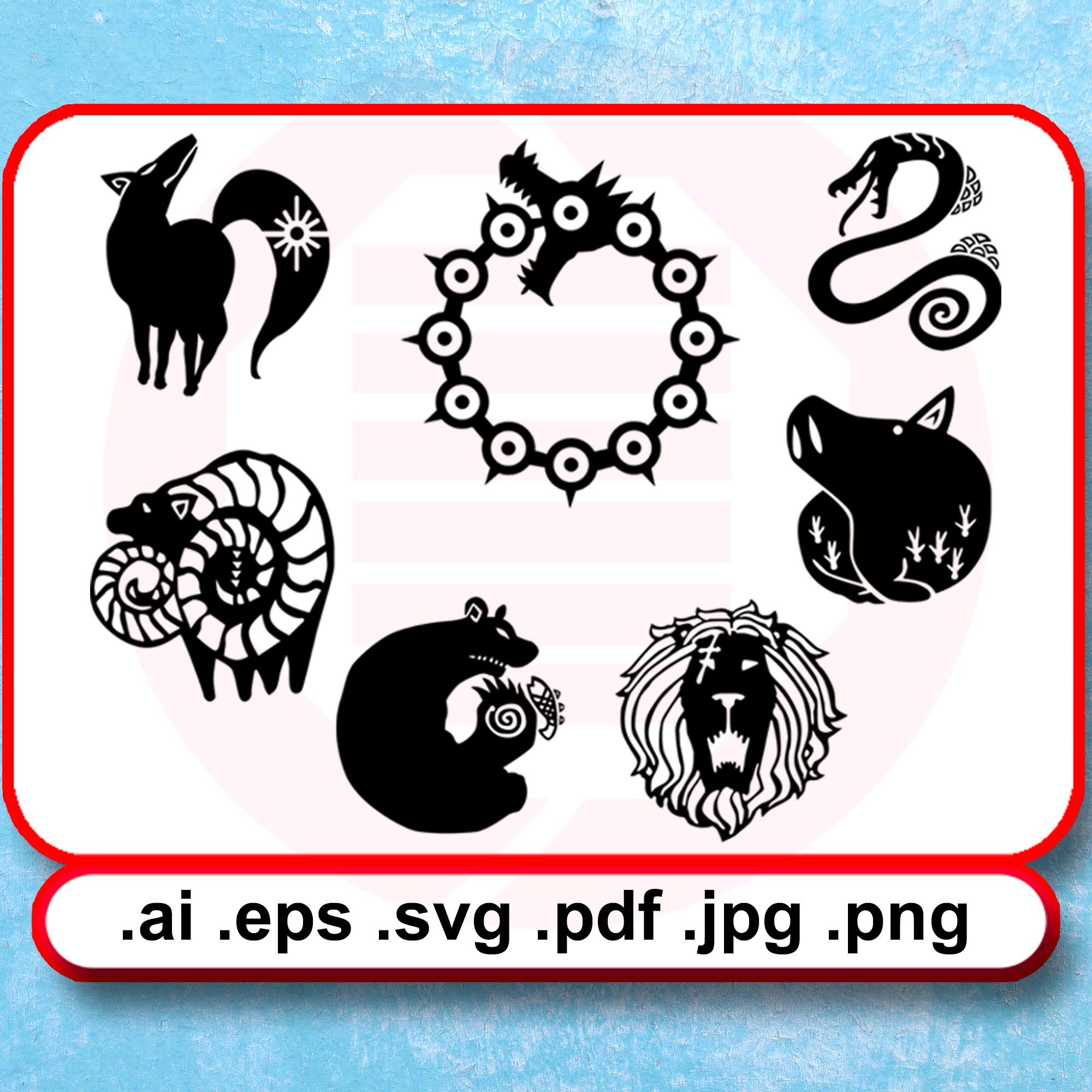 7 Sins Symbols Seven Deadly Sins Envy Symbol Anger, PNG, 787x799px,