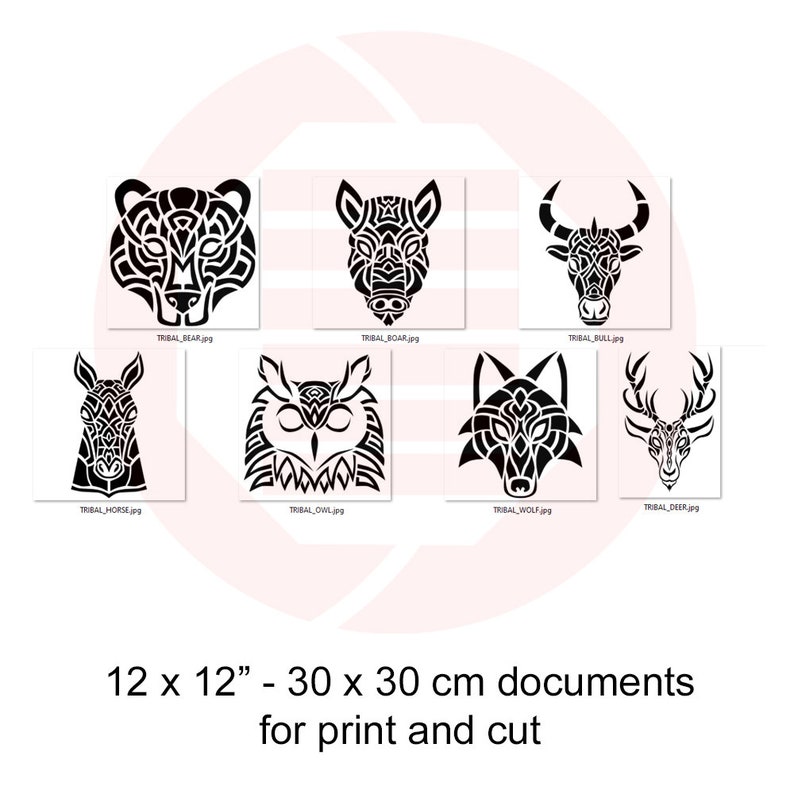 Tribal Celtic Animal SVG Cricut Cut Files Wall Art Vector - Etsy