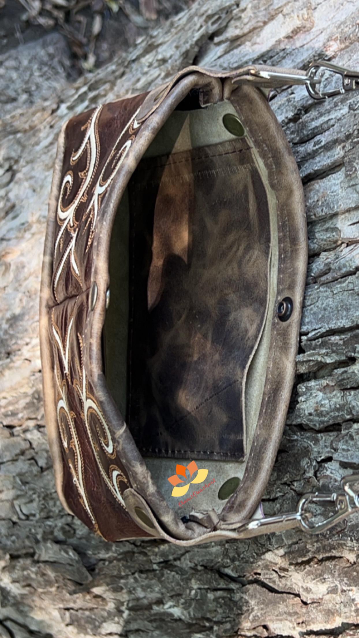 Repurposed Western Cowboy Boot Leather Handbag - Etsy