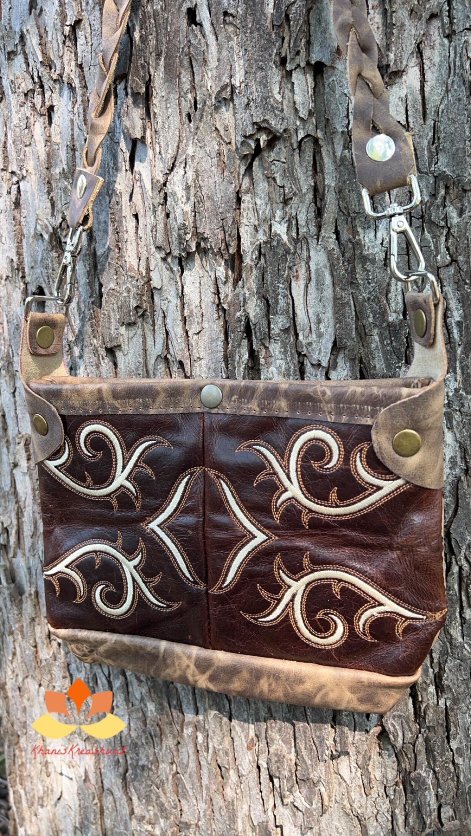 Repurposed Western Cowboy Boot Leather Handbag - Etsy
