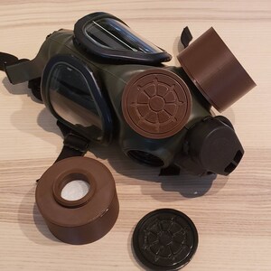 Canister Filter for 40mm NATO Gas Masks 3D Printed Abs Plastic canister ...