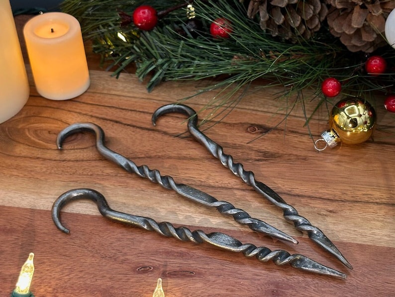 Hand Forged Icicles, Lot of 3 | Hand Made Christmas Ornaments, Icicle ...