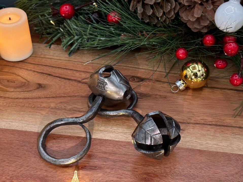 Hand Forged Jingle Bell Jingle Bell, Sleigh Bell, Carriage Bell, Iron ...