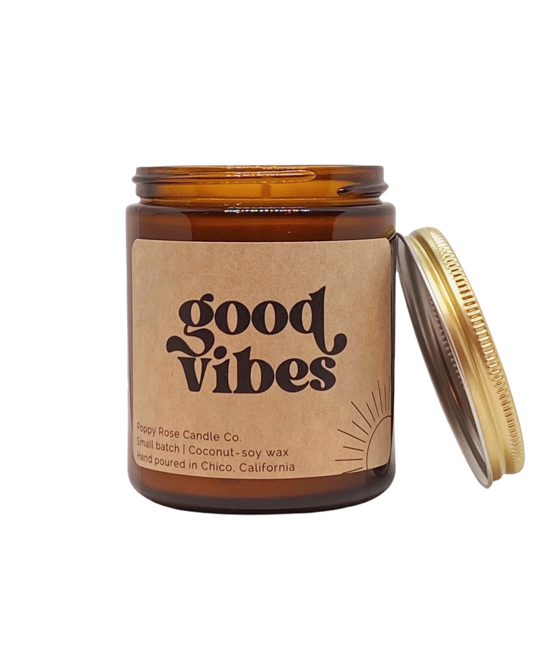Good Vibes Candle. Nag Champa Candle. Hippie Candle. - Etsy
