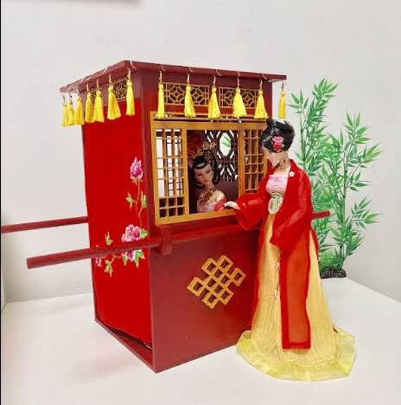 Palanquin chinois pour poupée à léchelle 1/6 30cm / Art / - Etsy France