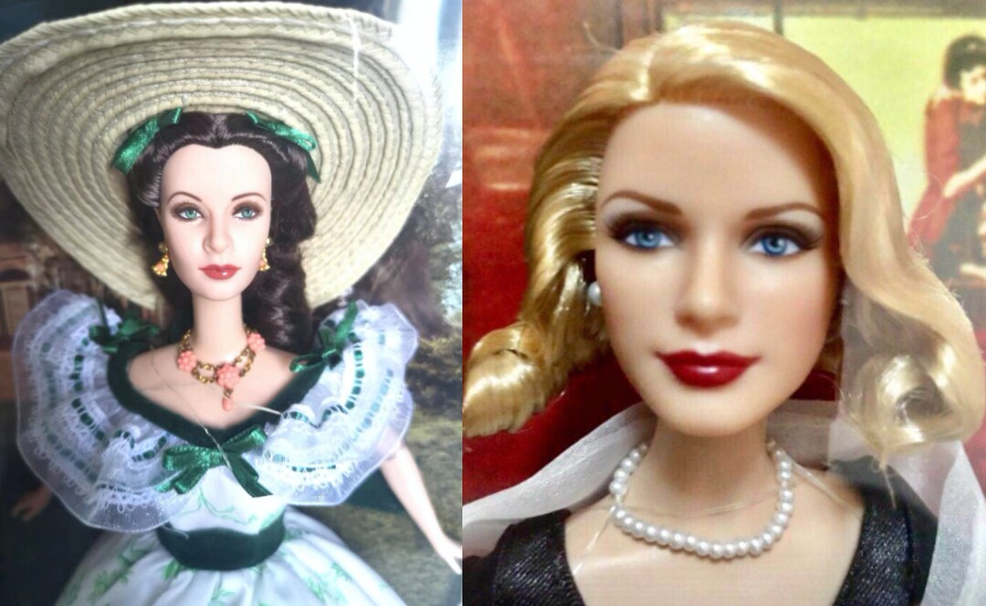 Vintage 1/6 Scale Doll / Grace Kelly / Gone With the Wind / Decoration ...