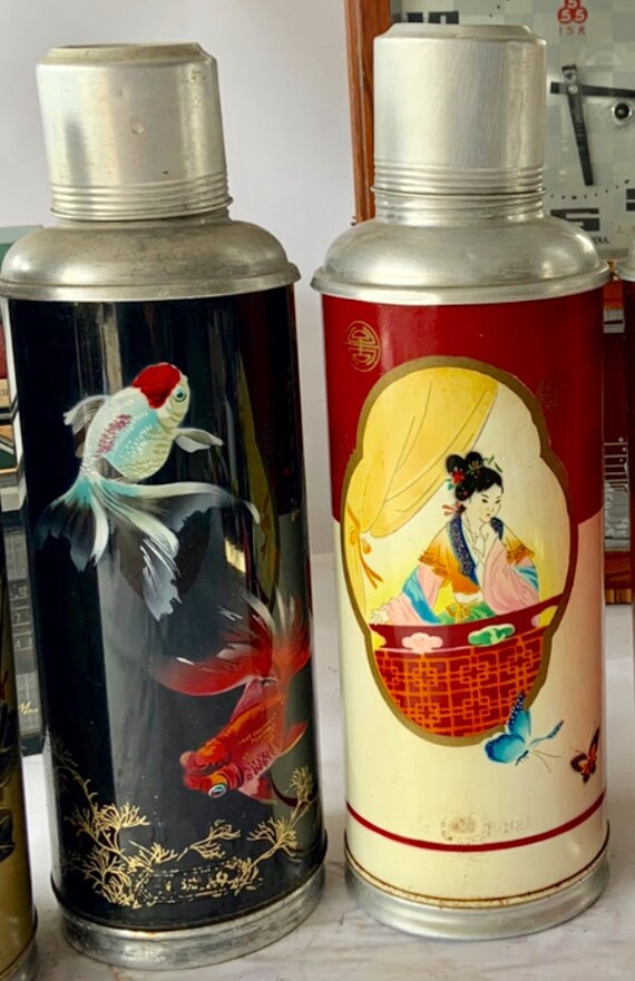 Chinese Vintage Thermos / Art / Decoration / Guarantee Old / | Etsy