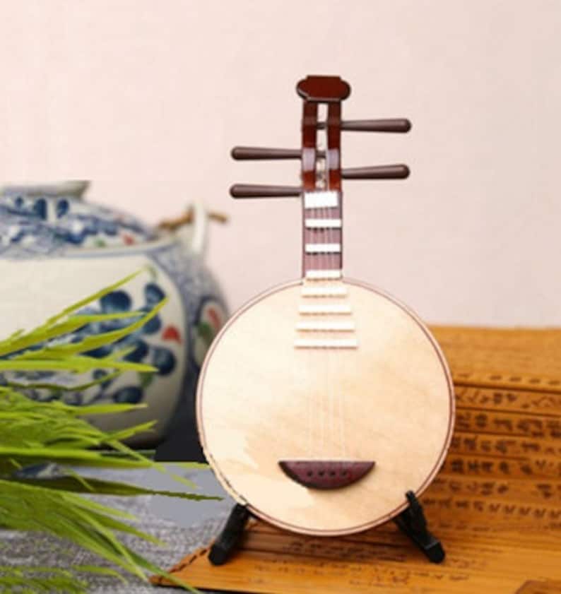 Instruments de musique traditionnels chinois Moon Guitar | Etsy