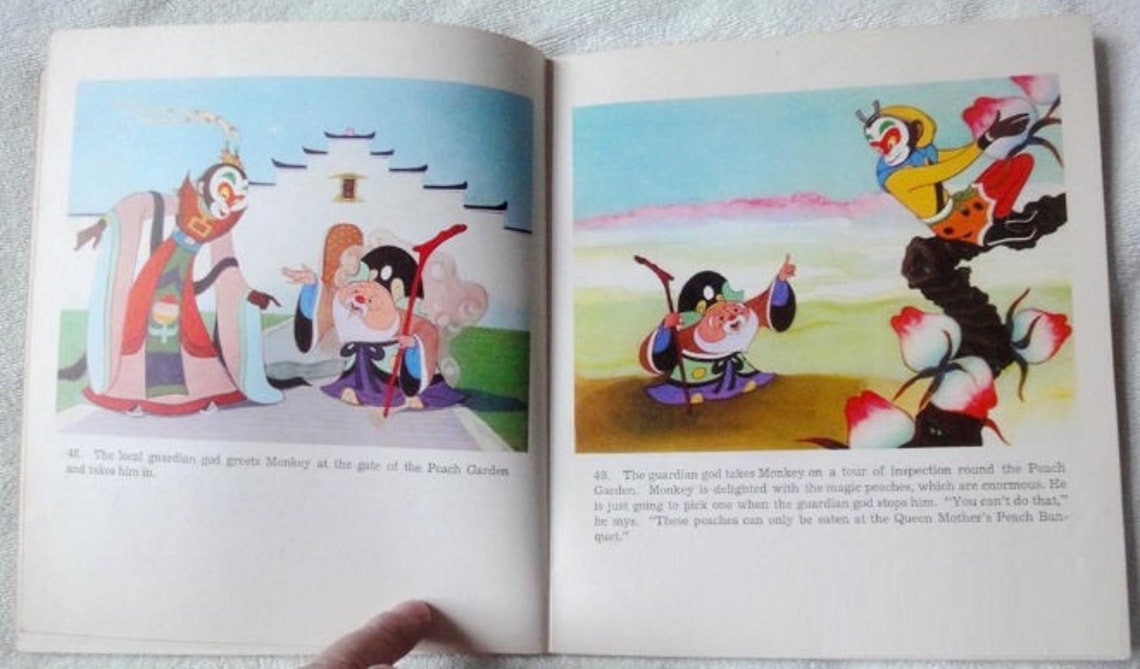 Chinese Vintage Comic Strips/havoc in | Etsy