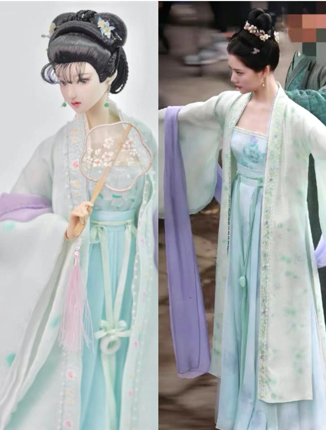 Chinese Han Dynasty Dressing Only for Ob27, 1/6 Scale Doll / Art ...