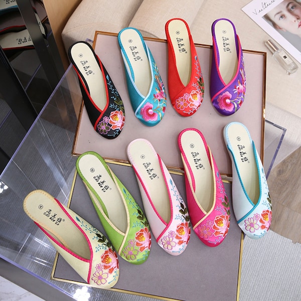 Chinese Slippers - Etsy