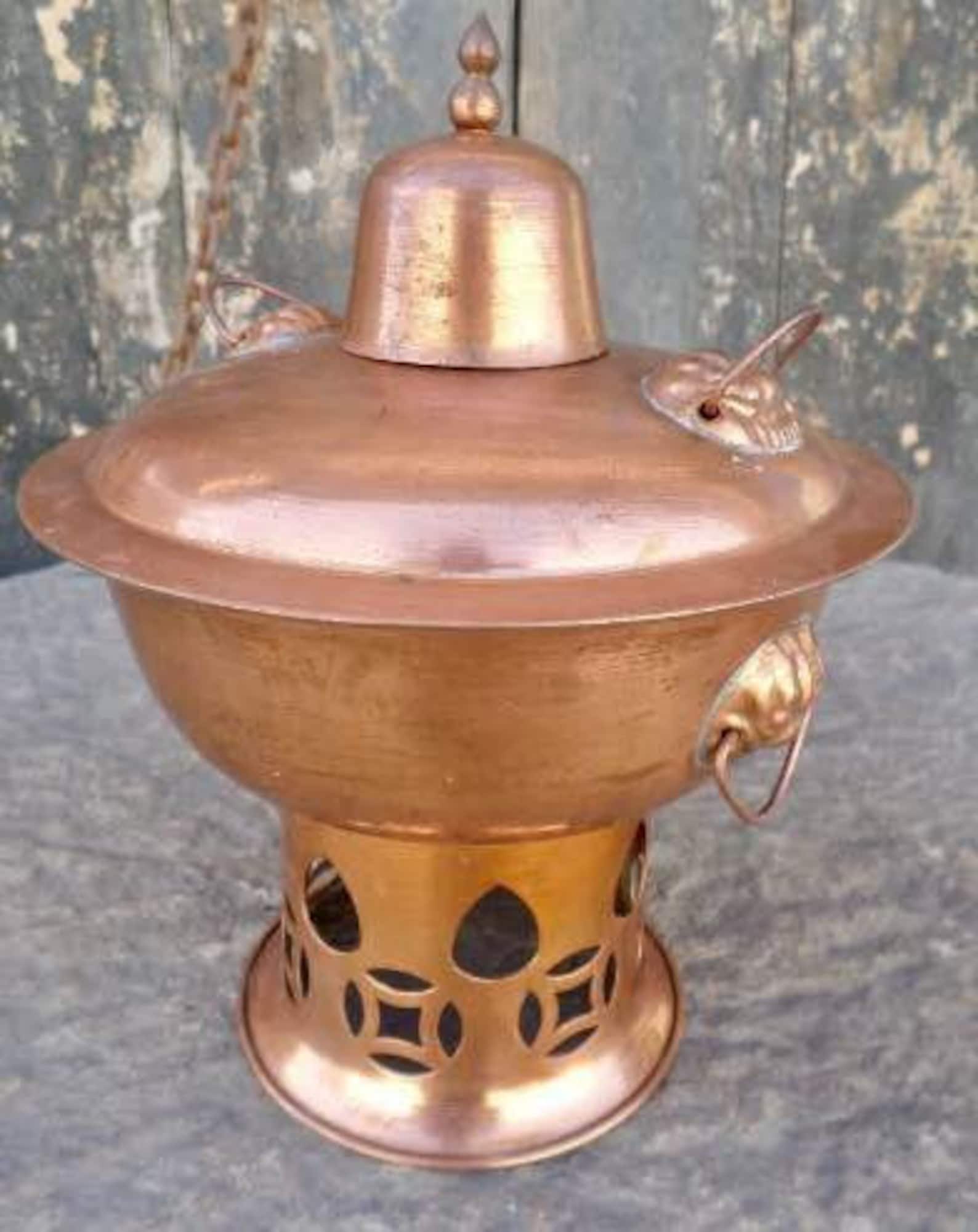 Chinese Vintage Copper Hot Pot / Art / Decoration / Guarantee - Etsy