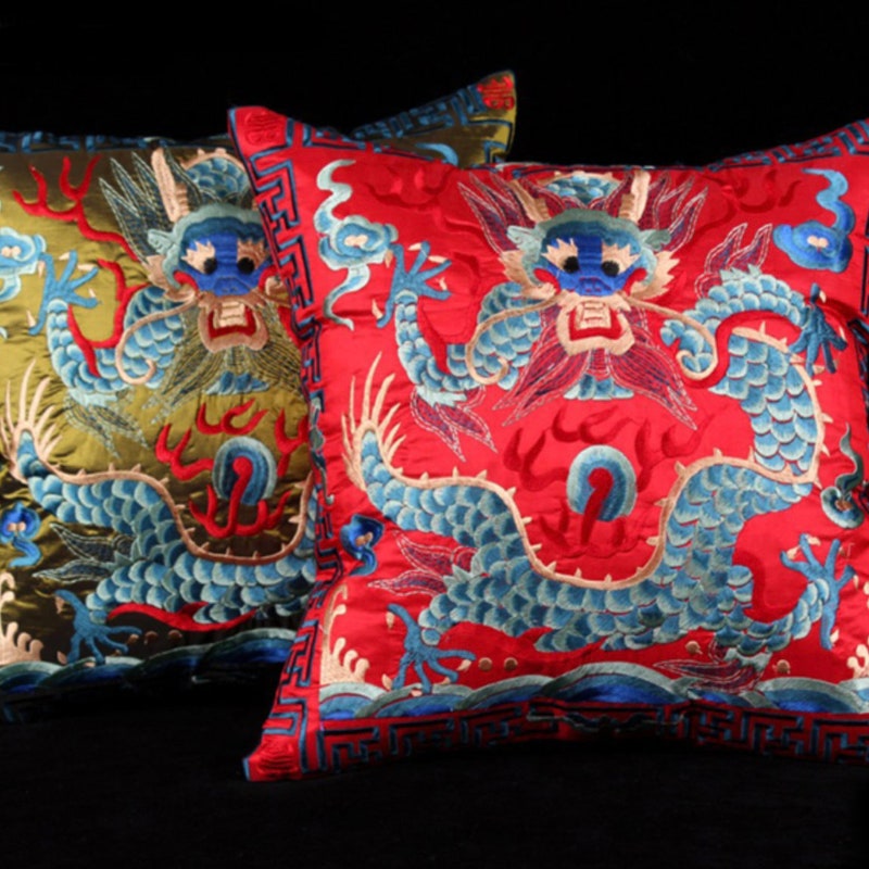 Embroidered Dragon - Etsy