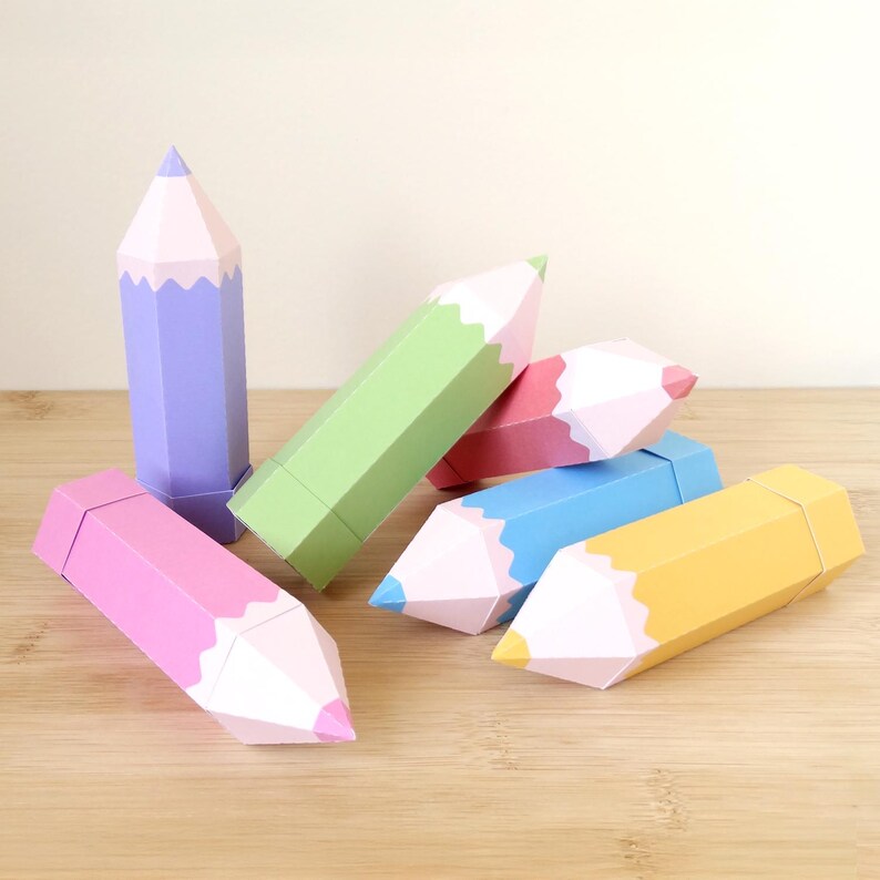 Coloring Pencil Box Pack | Teacher Appreciation Favor Box | Back to ...