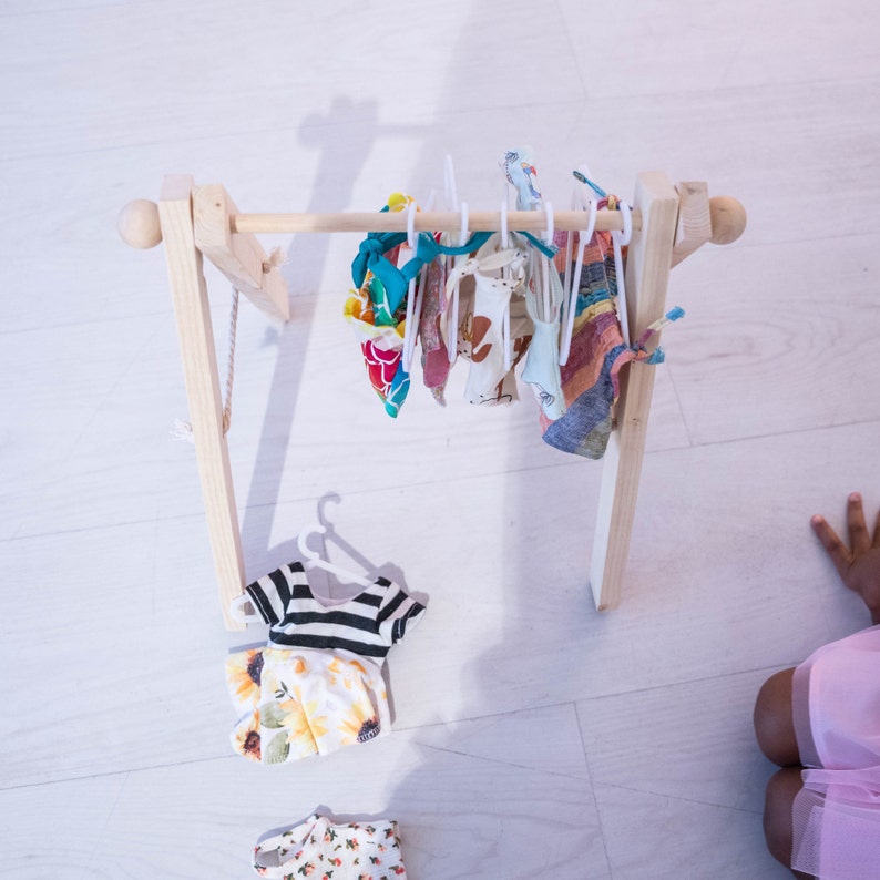 DOLL CLOSET Doll Clothing Rack Doll Clothes Storage Doll | Etsy