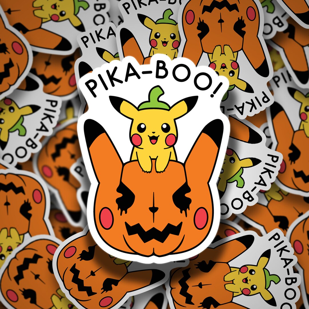 PIKA-BOO Accessories Pikachu Pokemon Sticker Mugs Magnet Key Chain Art ...