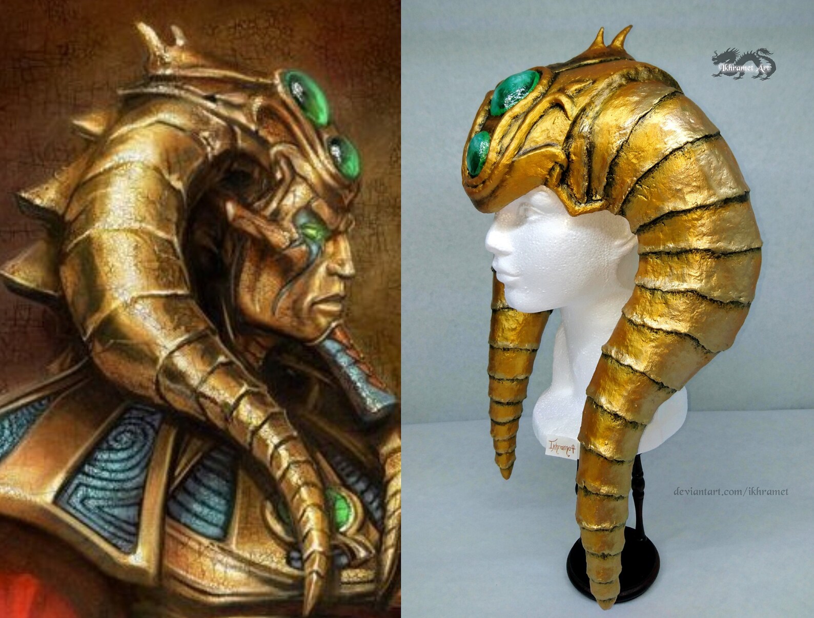 Egyptian Style Horns Egyptian Horns Cosplay - Etsy UK