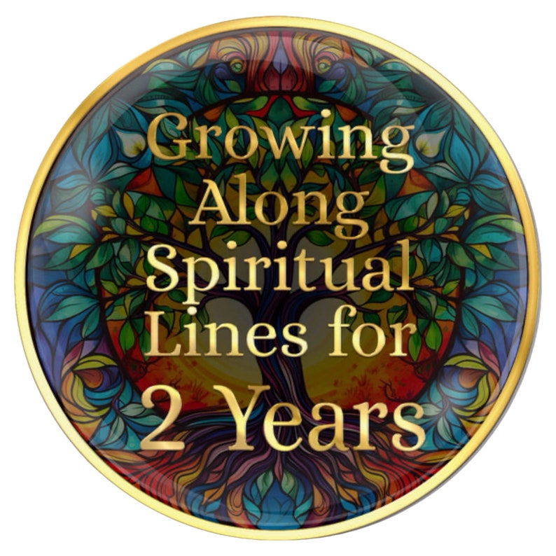 Spiritual Lines AA, Alcoholics Anonymous, Medallion, Chip, Token, Coin ...
