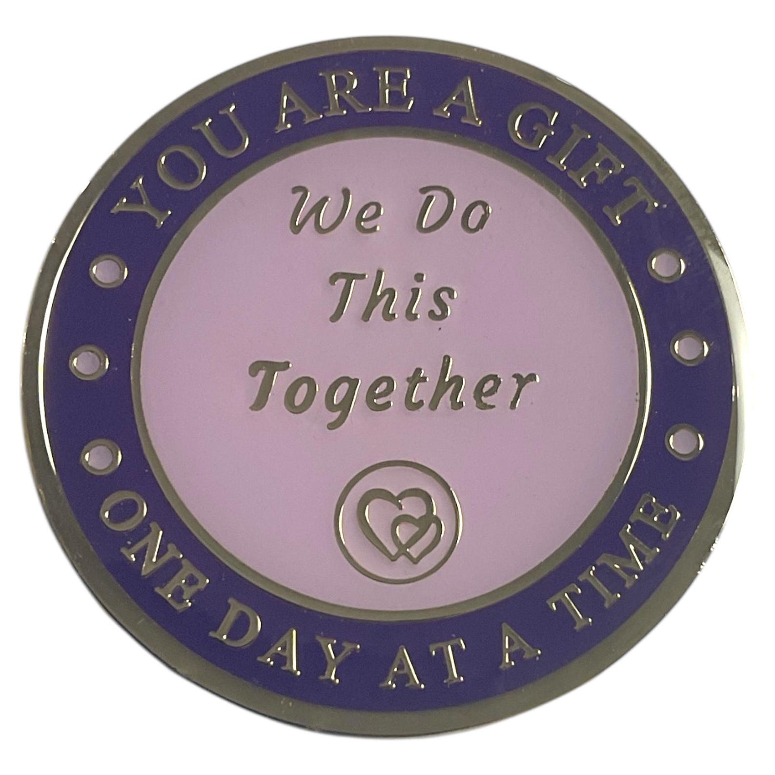 AA NA Al-anon Sponsee Chip Medallion Gift | Recovery Token | One Day at ...
