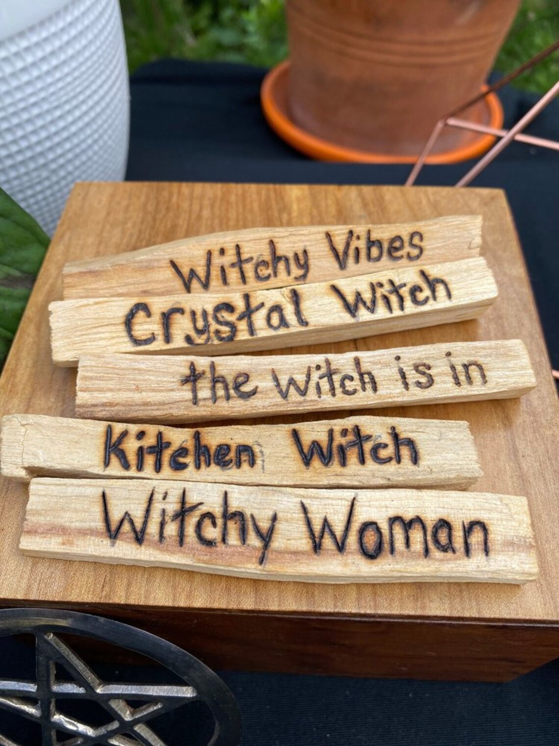 Palo Santo Hand Drawn and Hand Burned Holy Wood Smudge for - Etsy