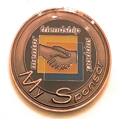 My Sponsor Butterfly Medallion Chip Token Coin - Etsy